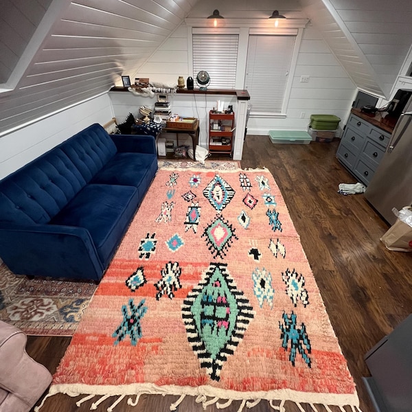 Moroccan Rug, Berber Rug, Colorful Rug,rugs for Living Room,soft Wool ...