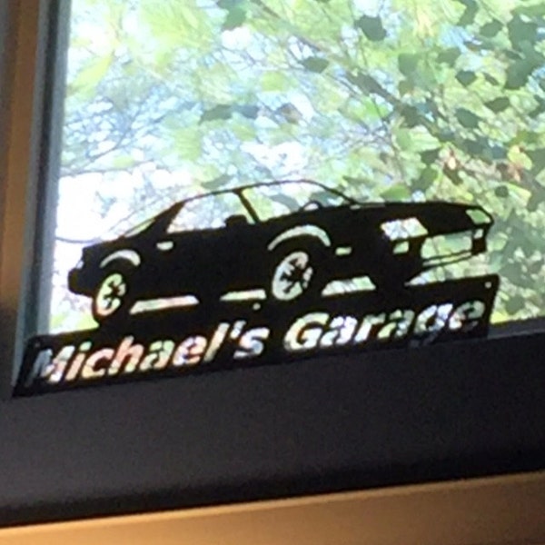 Chevrolet Camaro / 1982-1992 / Personalized / Man Cave / Garage Sign ...