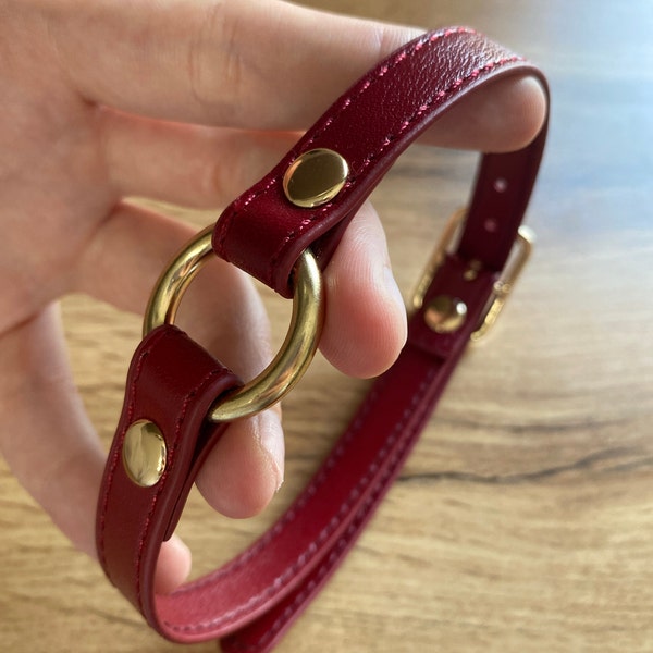 Punk Choker With Long Spikes/vegan Leather Punk Necklace/spiked Choker ...