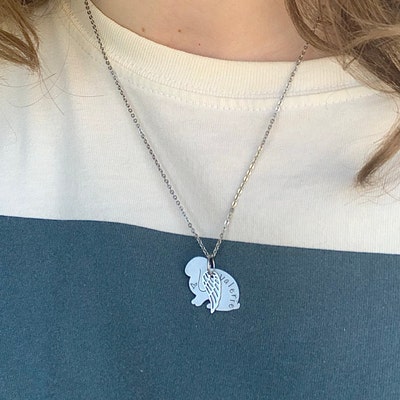 Middle Finger Hurricane Sanibel Island Necklace Florida Themed Hand ...