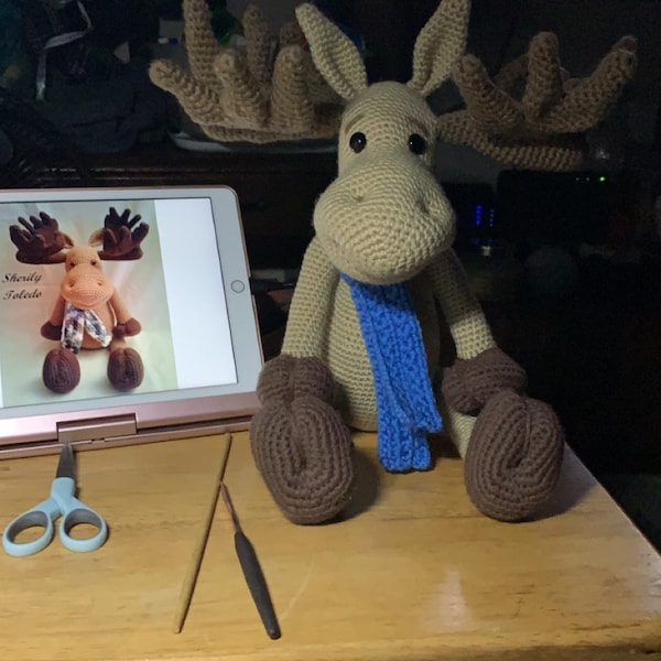 PATTERN - Moses the Moose - Crochet Amigurumi Pattern - Etsy