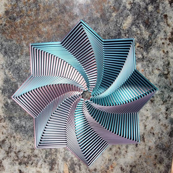 Icosahedron 3D Printed Model 20 Sided Polyhedron 4 Inch - Etsy