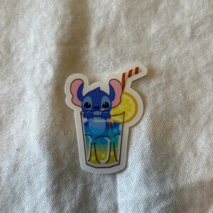 Stitch Lemonade Transparent Disney Laptop Stickers/ Tropical Lilo Ohana ...