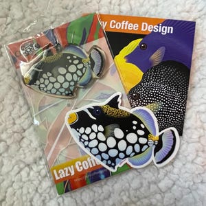 11 X 14" Reef Fish and Sea Creatures Art Print / Saltwater Fish ...