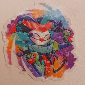 Alastor stayed Gone Hazbin Hotel hollographic Keychain - Etsy