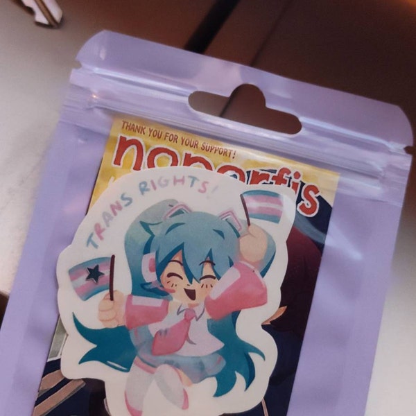 Hatsune Miku Trans Rights - Etsy