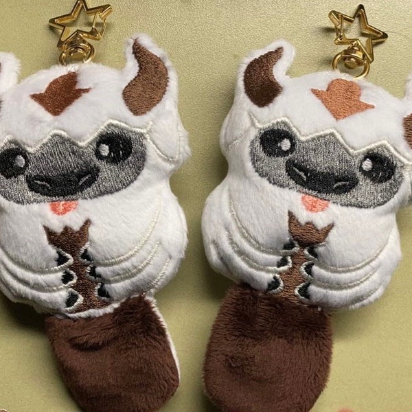 Bison and Lemur Set- Keychain Plushies - Etsy