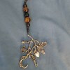 Cimaruta Italian Folk Magic Good Luck Charm w/ Column Beading: Pyrite ...