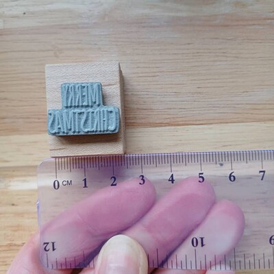 Star Stamp Mini Star Outline Rubber Stamp Christmas Rubber Stamp ...