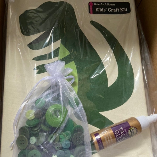 Button Craft KIT for Kids, Frog Craft Kits, Kids Crafts, Frog Button ...