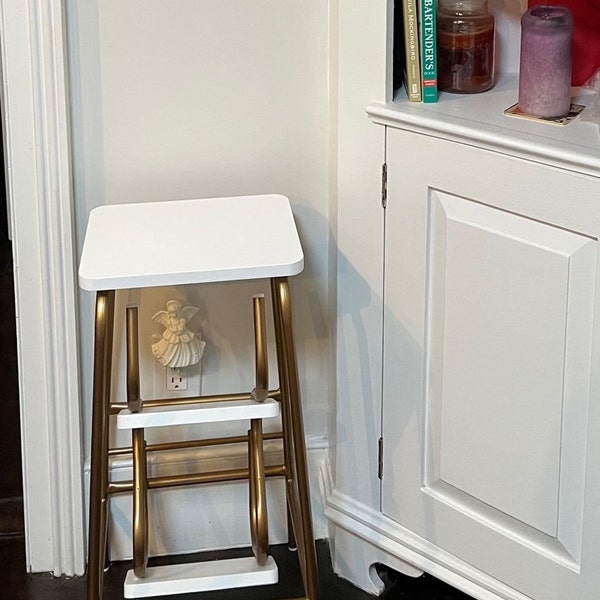 Folding Step Stool. Wood 3-step Ladder. Plant Stand. Bar Stool. Library ...