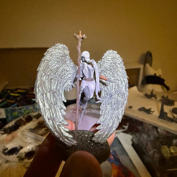 Female Celestial Deva Aasimar, Angel, Solar | 28mm, 32mm, 75mm Scales ...