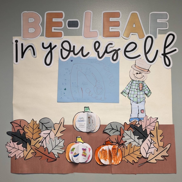 Fall Classroom Bulletin Board Decor: Leaf Theme (PDF) - Etsy