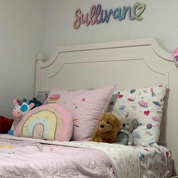 Wooden Golden Stars With Glitter Wall Decor Wooden Wall Stars, Bedroom ...
