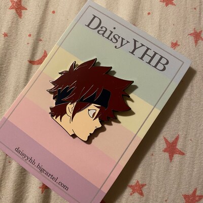 Reki & Langa Heads Enamel Pins - Etsy