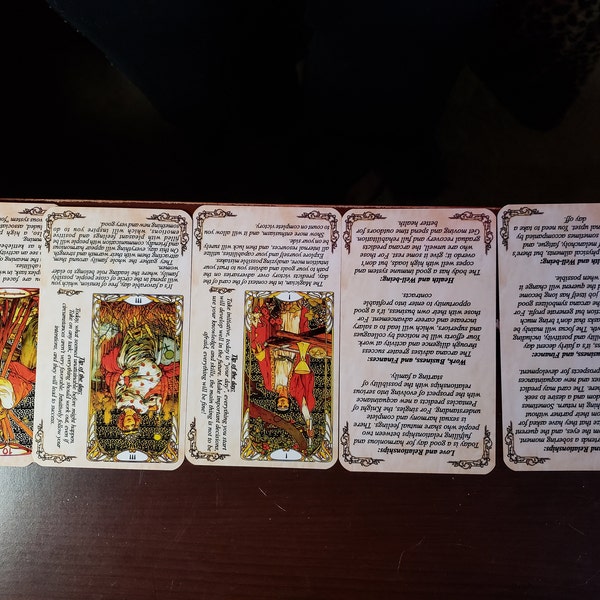 Beginner Tarot Deck for Learning Tarot, Tarot Cards Meaning on It ...