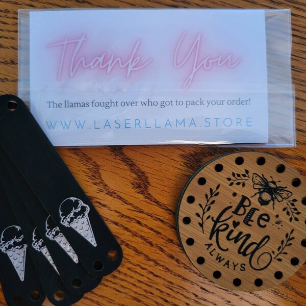 PRINTABLE Ice Cream Cozy Insert/2 Designs/color and Black and White ...