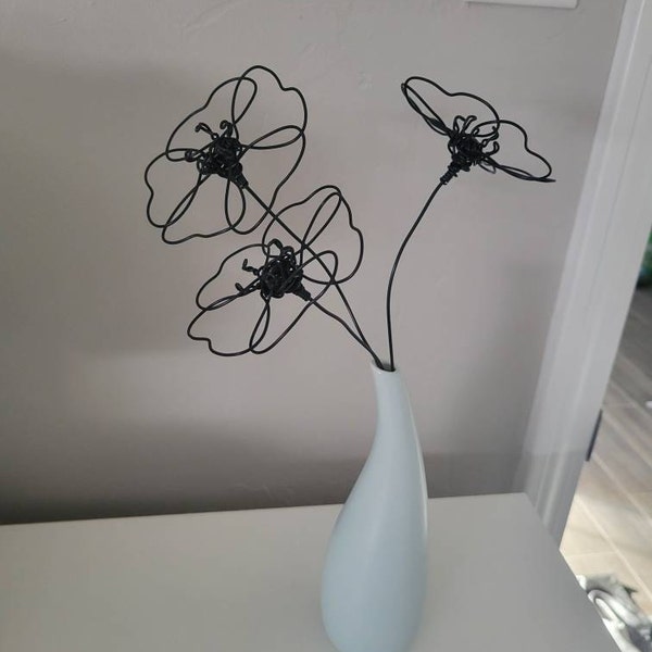 Sunflower Wire Flowers Bouquet From Three Flowers/ Wire Office ...