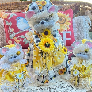 Handmade Country Mouse Design Cover for Solid Freshener - Etsy