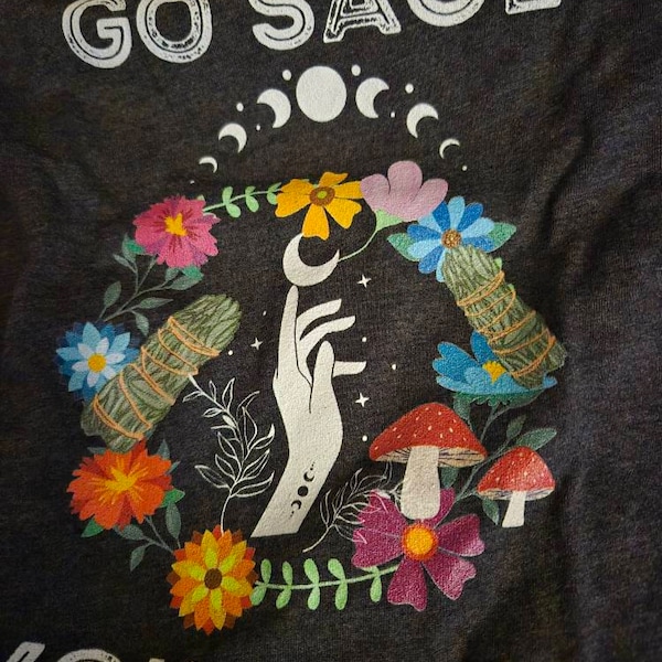 Luna Moon Phase Boho Vibe Tee Trendy Bohemian Higher Self Soul ...