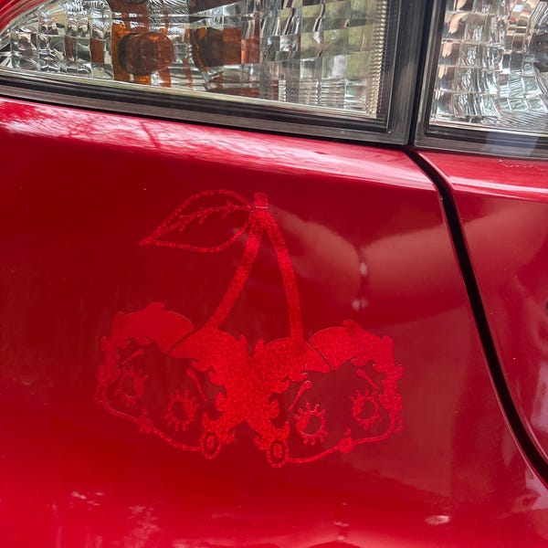 Kuro Cutie Tramp Stamp Decal Cute Car Tramp Stamp Cute Car Decal Cute Car Sticker Shimmer Decal ...