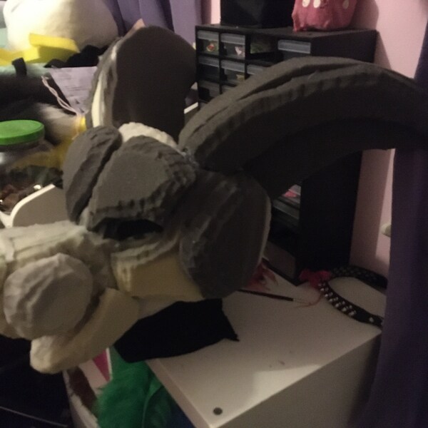 DIGITAL Manokit Foam Head Base Pattern/template for Fursuits - PDF ...