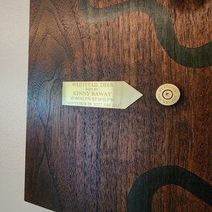 Bright Brass Engraved Plate Engraving Customized Metal Name - Etsy