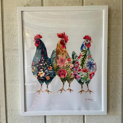 Cowboy Art Print From Watercolor Painting by Cheryl Casey, Cattle Ranch ...