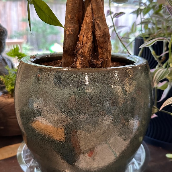 Contemporary Large Ceramic Planter - Indoor Outdoor Pots | Speckled ...