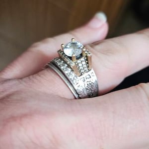 Extraordinary Ring, Reversible Ring, Two in a One Ring, CZ Silver Ring ...