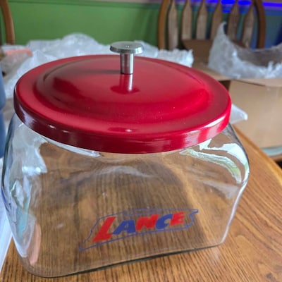 Lance Counter Jar With Lid Country Store Display Cookie Jar Candy Jar ...