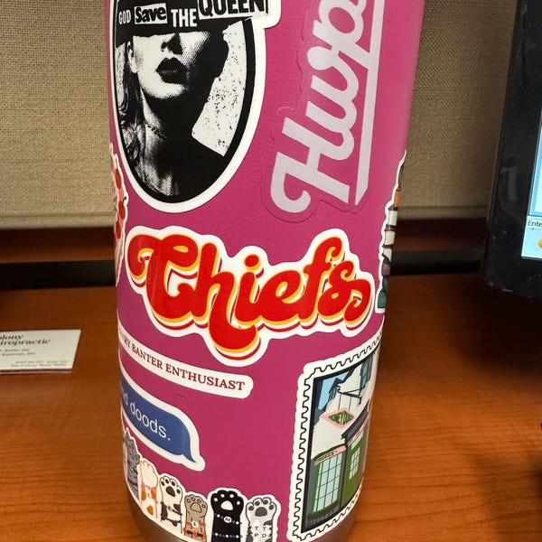 Retro-inspired Kansas City Chiefs Sticker | 3" or 6" | Waterproof | UV ...