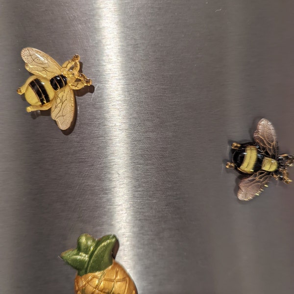 Beautiful Bee Magnets - Set of 3 - Etsy