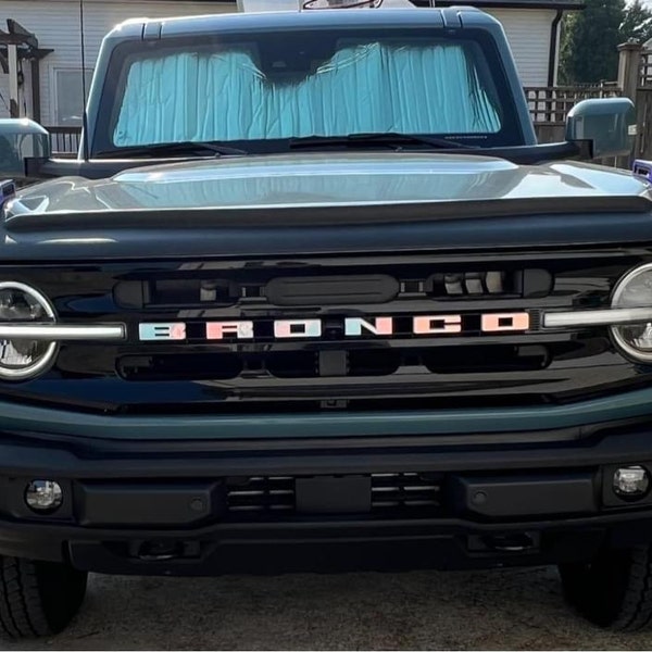 Leopard Cheetah Print Rear Window Decals Fit Ford Bronco 6g Hardtop ...