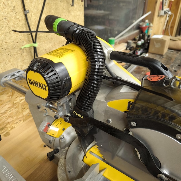 Dewalt Miter Saw Dust Collection Attachment: 3D Printed Upgrade - Etsy