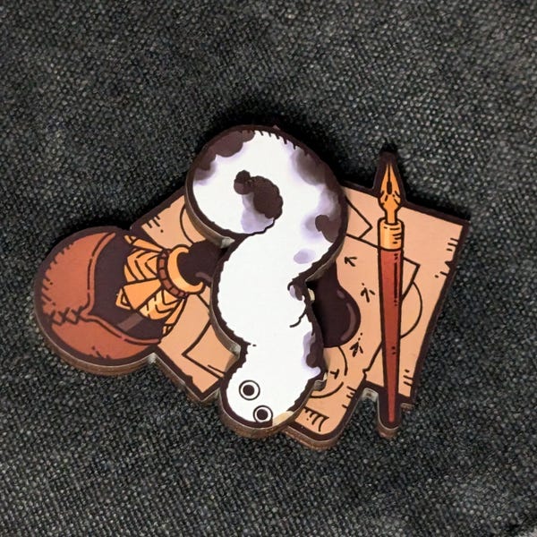 Brush Worm 3D Hinge Wooden Pins UPDATE - Etsy