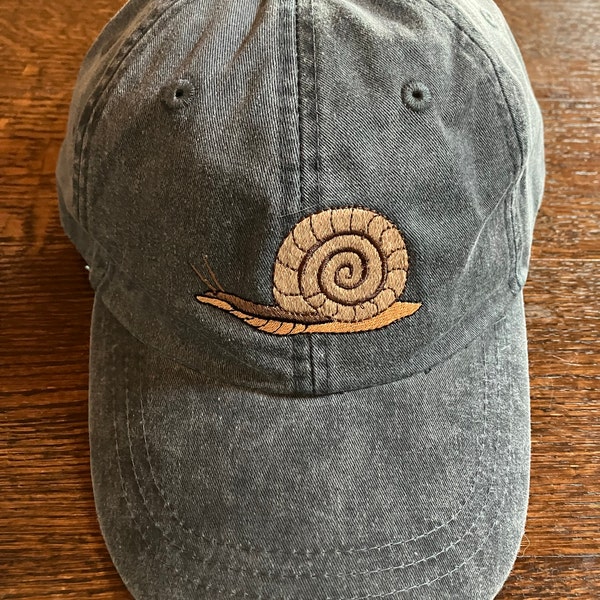SNAIL HAT - One Embroidered Men Women Wildlife Baseball Gift Cap ...