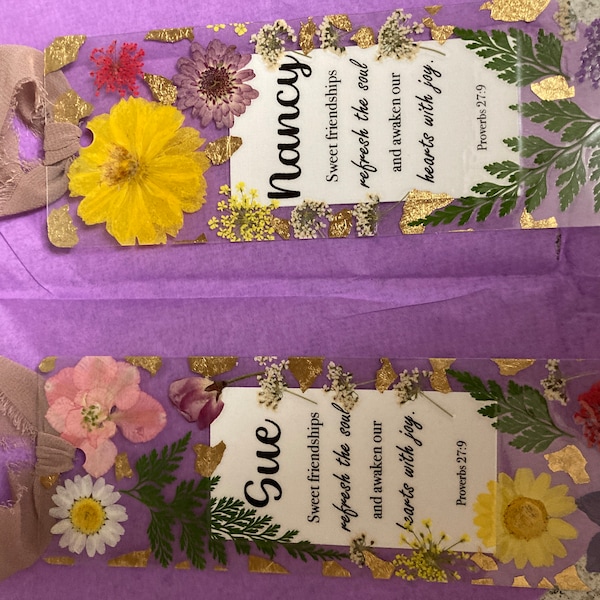 Custom Teacher Thank You Christian Floral Bookmark Gift, Every Lesson ...