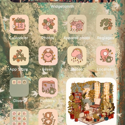 Cottagecore Aesthetic App Icons, Ios Icons, iPhone Icons, Cottagecore ...