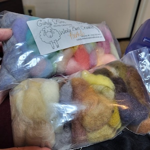 Wooly Buns Roving Fiber Sampler Gold Wool Roving Assortment - Etsy