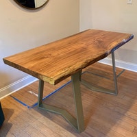 Golden Table Legs Steel Table Legs set of 2 Dining Table - Etsy Ireland