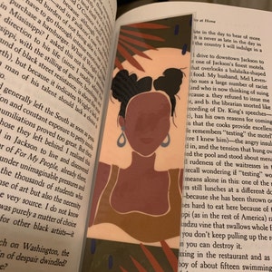 Laminated Woman Bookmark Set African American Bookmark Black - Etsy