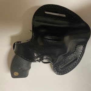 Leather IWB Holster For Smith and Wesson Model 60 Barrel 3 | Etsy