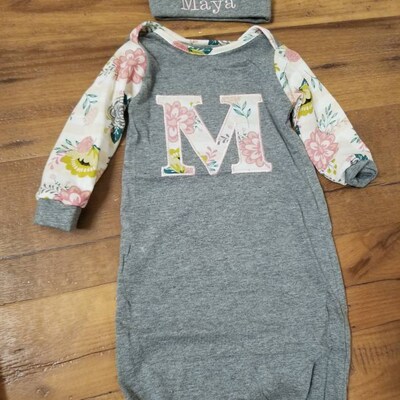 Baby Girl Clothes Personalized Baby Gift Newborn Girl Take Home Outfit ...