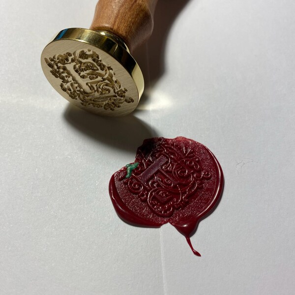 Custom Wax Seal Stamp Kit for Wedding Invitation , Custom Wax Stamp Kit ...