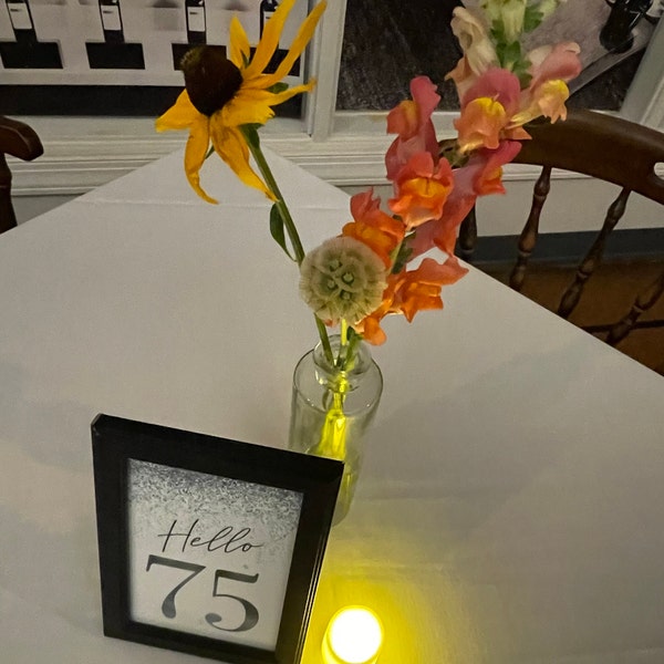 75th Birthday Party Decoration Gold | Printable 75 Birthday Signs for ...