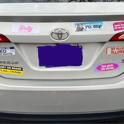 I Eat Asbestos Funny Unhinged Gen Z Meme Bumper Sticker & Car - Etsy
