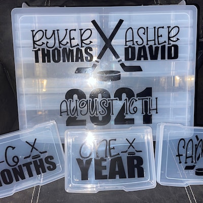 Oval Script DIGITAL FILES Photo Box Labels Memory Box Stickers SVG ...