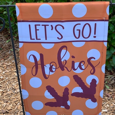 Personalized Virginia Tech Garden Flag Collegiate Virginia Tech Hokies ...