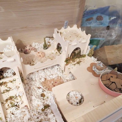 Slot Together Wooden Rabbit Bunk Bed - Etsy